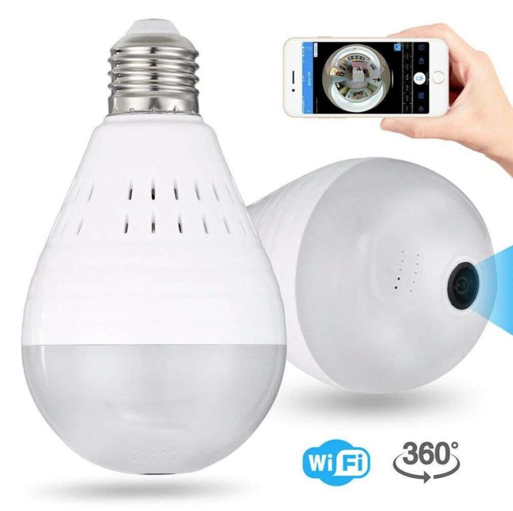 Wifi Spy Camera Bulb v380 360 View Day/Night Vision - Trend Store